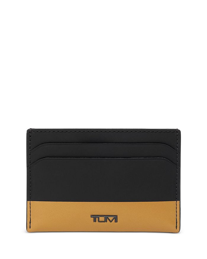 Tumi Slim Two Tone Leather Card Case | Bloomingdale's