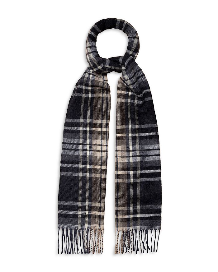 Eton Tartan Check Wool Scarf | Bloomingdale's