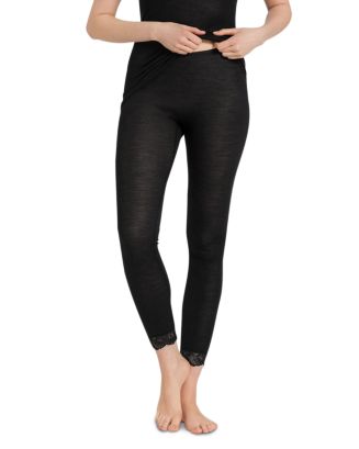 Hanro Lace Trim Leggings | Bloomingdale's