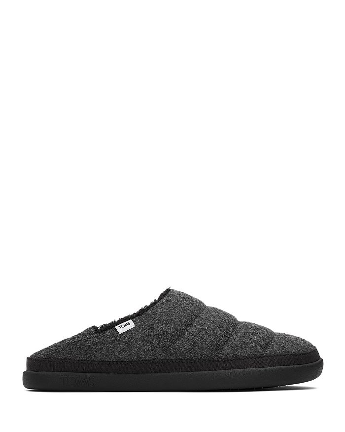 TOMS Women's Ezra Quilted Felt & Faux Fur Slippers | Bloomingdale's