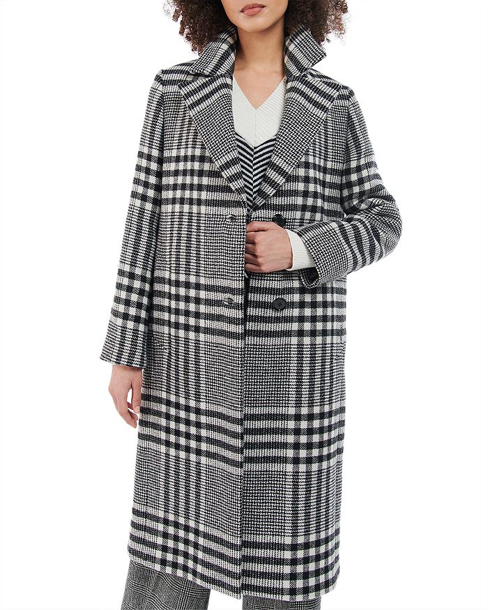 Barbour Byron Single Breasted Check Tailored Coat | Bloomingdale's