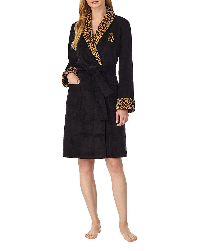 Ralph Lauren Ralph Lauren Animal Trim Robe | Bloomingdale's