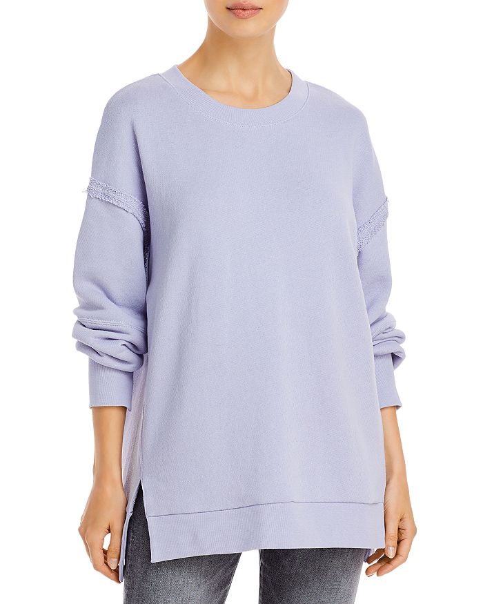Three Dots French Terry Slouch Sweater | Bloomingdale's