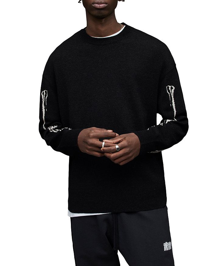 ALLSAINTS Skelli Crewneck Sweater | Bloomingdale's
