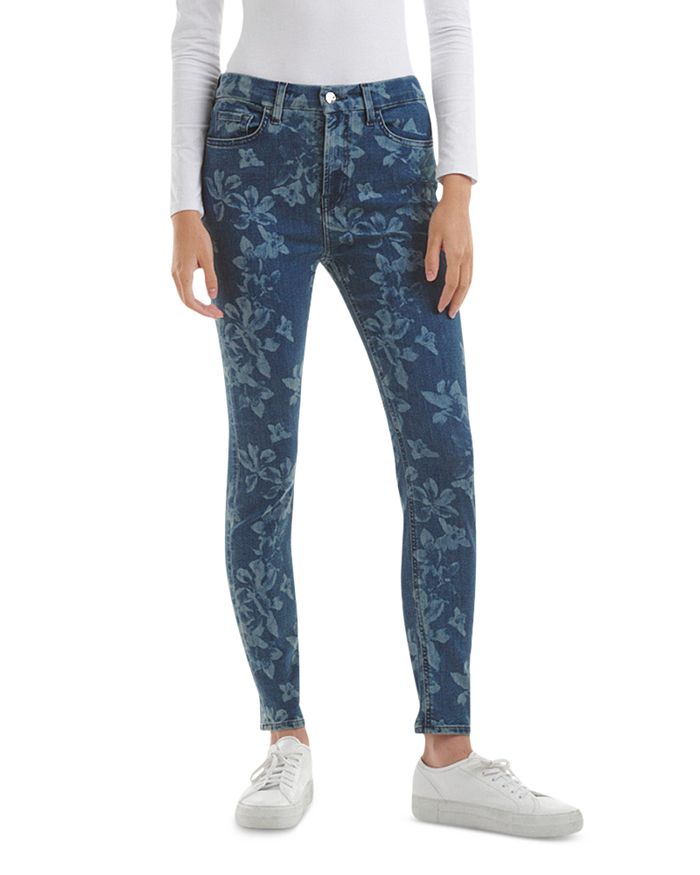 JEN 7 by 7 For All Mankind Jen 7 High Waisted Skinny Jeans in Fleur ...