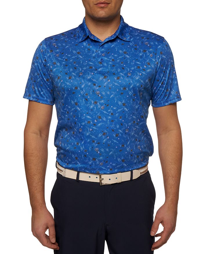 Robert Graham Constellation Printed Performance Polo | Bloomingdale's