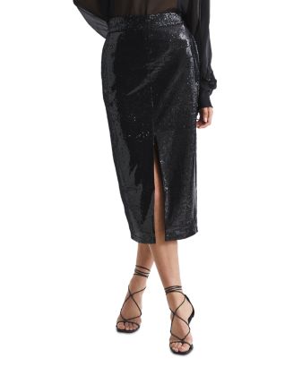 REISS Dakota Sequin Pencil Skirt | Bloomingdale's
