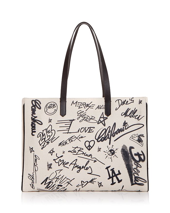Golden Goose California Graffiti Print Canvas Tote | Bloomingdale's