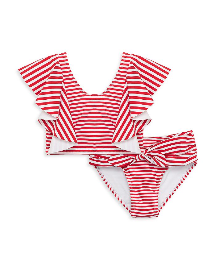 Habitual Kids Girls' Malibu Stripe Two Piece Swimsuit - Big Kid ...