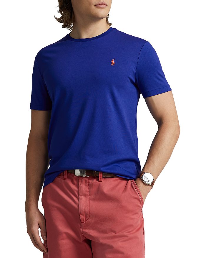 Polo Ralph Lauren Cotton Embroidered Logo Tee | Bloomingdale's