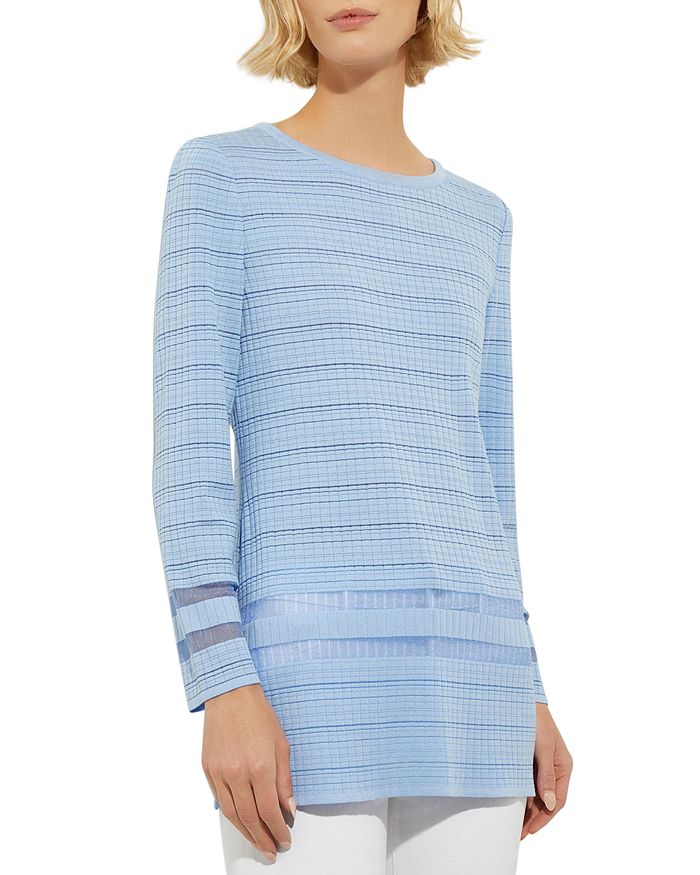 Misook Multi Rib Tunic Sweater | Bloomingdale's