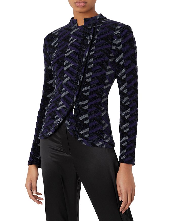 Emporio Armani Jacquard Jacket | Bloomingdale's