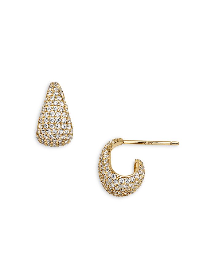 BAUBLEBAR Stella Graduated Pavé Small Hoop Earrings | Bloomingdale's