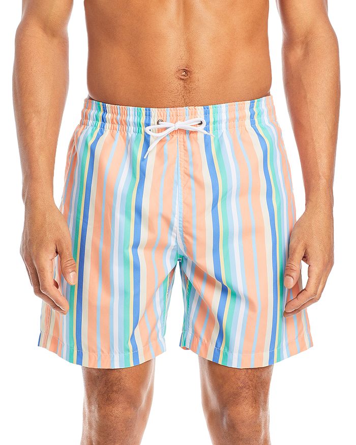 Trunks Surf & Swim Co. Sano Easter Egg Stripes 6.5" Swim Trunks ...