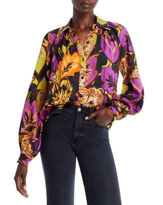 Undra Celeste New York Printed Blouse | Bloomingdale's