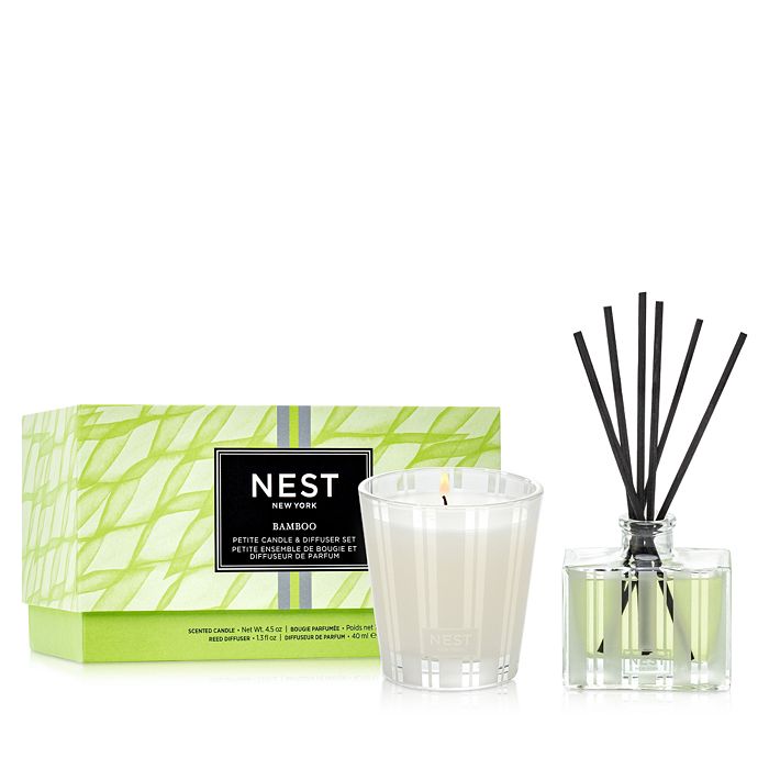 NEST Fragrances Bamboo Petite Candle and Reed Diffuser Set | Bloomingdale's