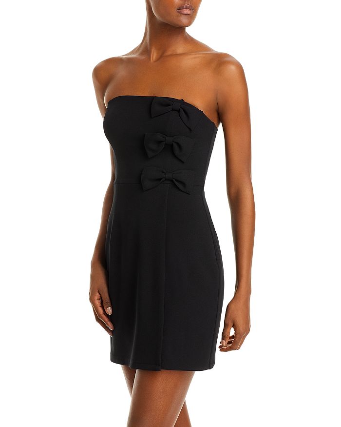 AQUA Bow Mini Dress - 100% Exclusive | Bloomingdale's