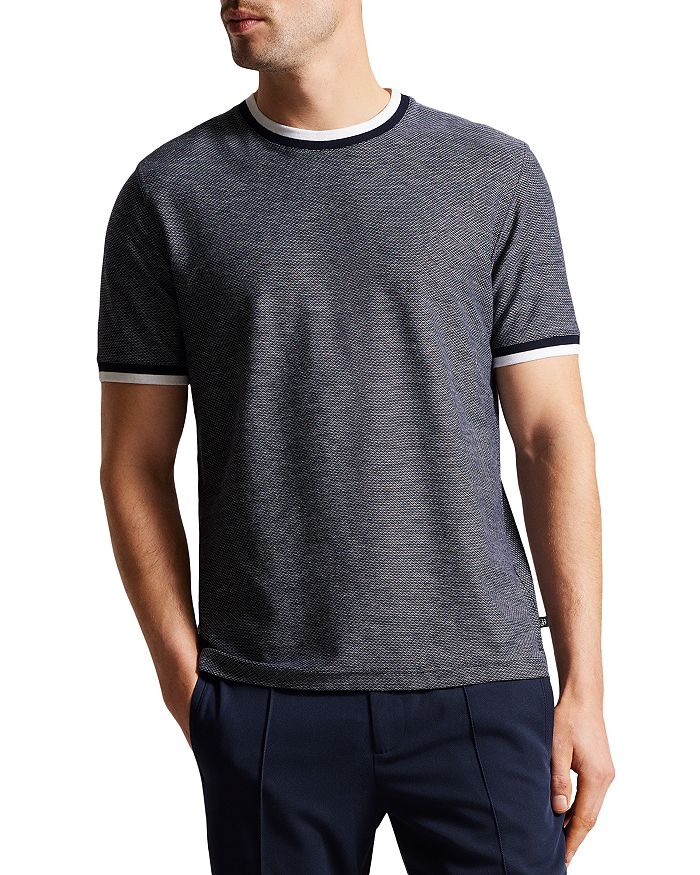 Ted Baker Bowker Regular Fit Cotton Textured Tee | Bloomingdale's
