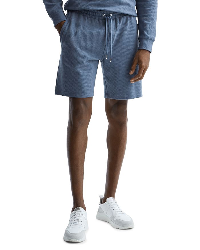 REISS Robin Textured Drawstring Shorts | Bloomingdale's