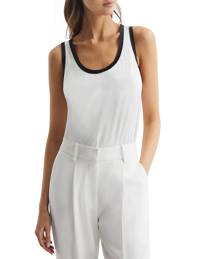 REISS Riley Color Blocked Tank Top | Bloomingdale's