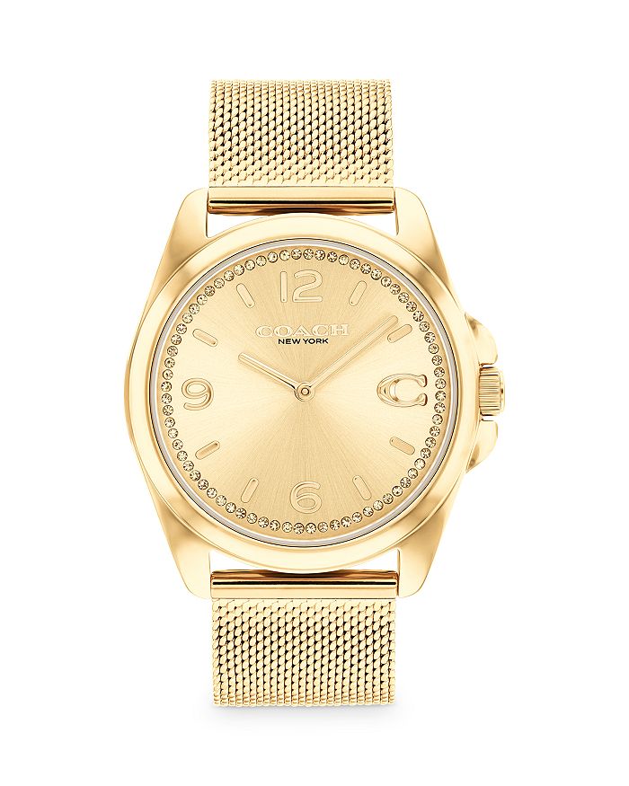 COACH Greyson Watch, 36mm | Bloomingdale's