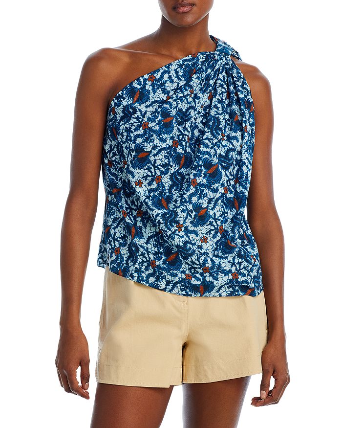 Charina Sarte Ibiza Knotted One Shoulder Top | Bloomingdale's