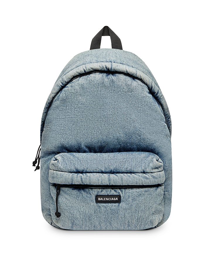 Balenciaga Explorer Backpack Denim | Bloomingdale's