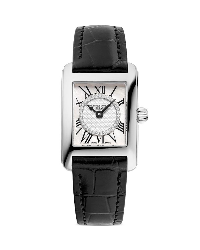 Frederique Constant Classic Carree Watch, 21mm x 23mm | Bloomingdale's
