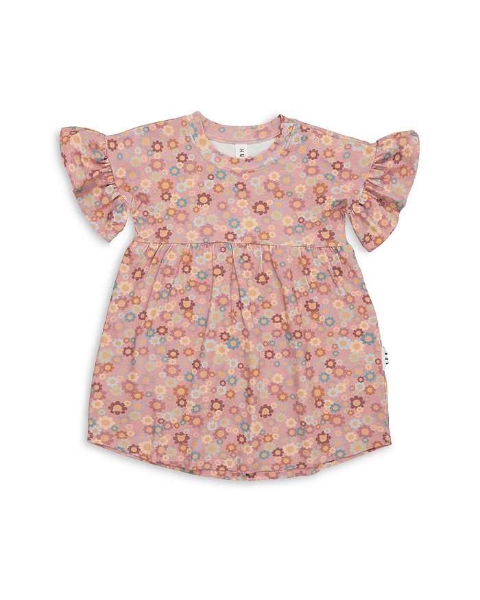 Huxbaby Girls' Frill Swirl Printed Dress - Baby, Little Kid ...