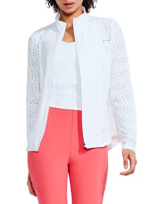 NIC+ZOE NIC+ZOE Active Lace Jacket | Bloomingdale's