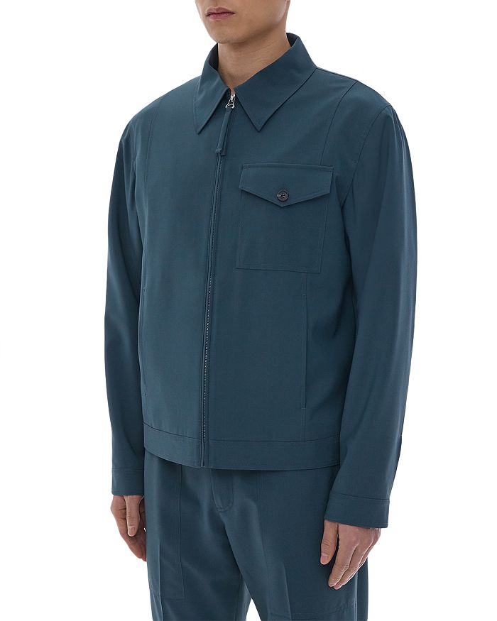 Helmut Lang Tailored Zip Front Jacket | Bloomingdale's