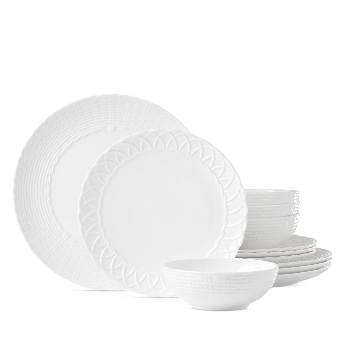 Lenox Wicker Creek 12 Piece Dinnerware Set | Bloomingdale's