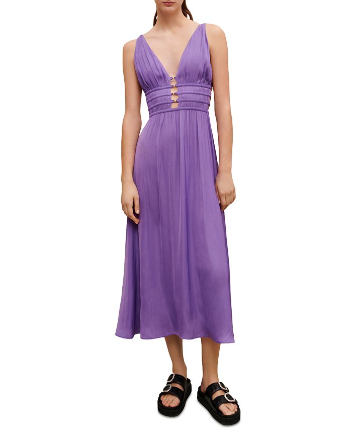Maje Ryala V Neck Dress | Bloomingdale's