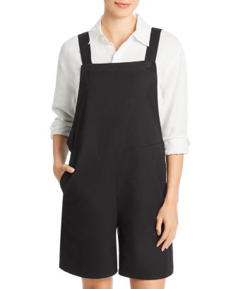 Eileen Fisher Cotton Blend Shortalls | Bloomingdale's