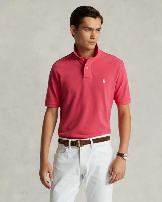 Polo Ralph Lauren Custom Slim Fit Mesh Polo Shirt
