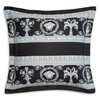 Versace I Heart Baroque Print Decorative Pillow | Bloomingdale's