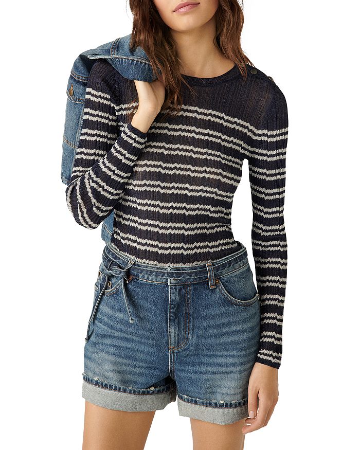 ba&sh Zaig Crewneck Sweater | Bloomingdale's