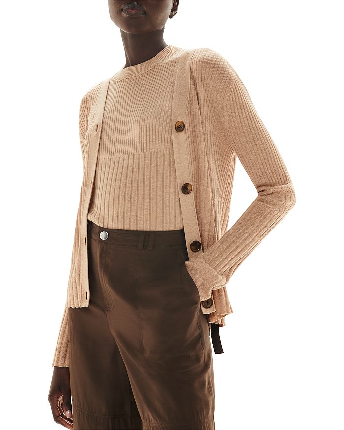 Whistles Ribbed Cardigan | Bloomingdale's