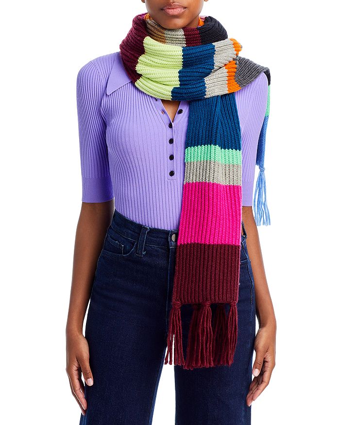 Echo Superfine Stripe Scarf | Bloomingdale's