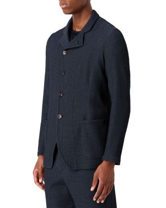 Emporio Armani Textured Blazer | Bloomingdale's