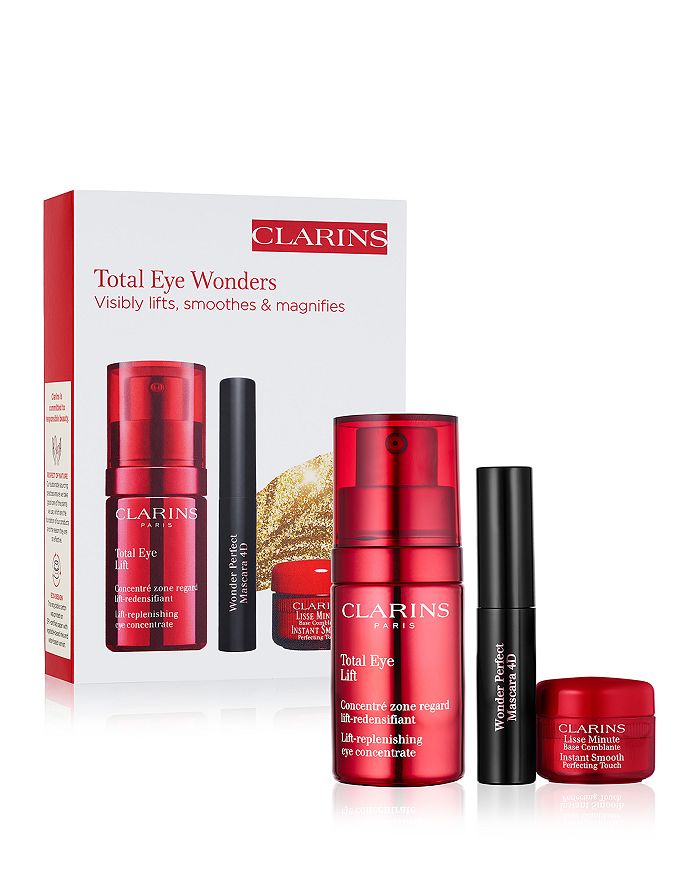 Clarins Total Eye Lift Firming & Smoothing Anti-Aging Skincare Set ...