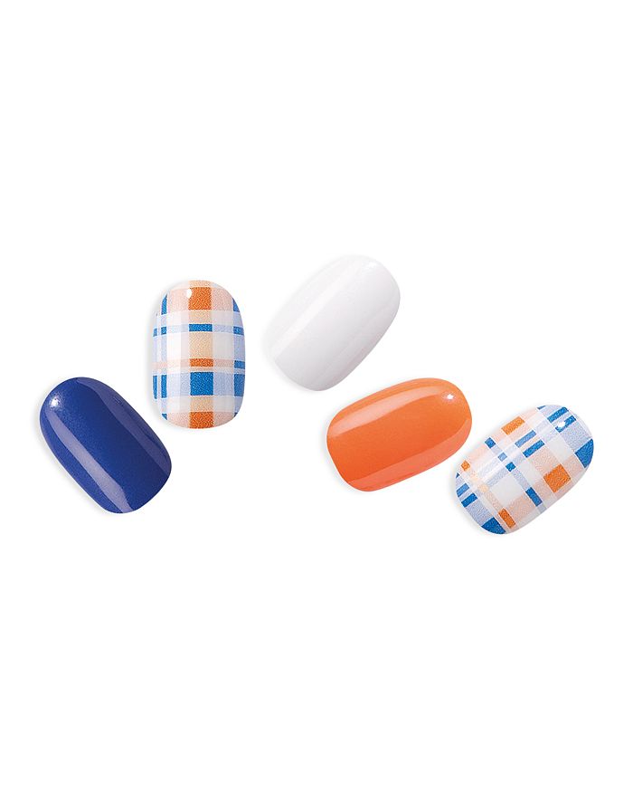 EDGEU ÉDGEU Perfect Gel Nail Wraps - Joyful Check | Bloomingdale's