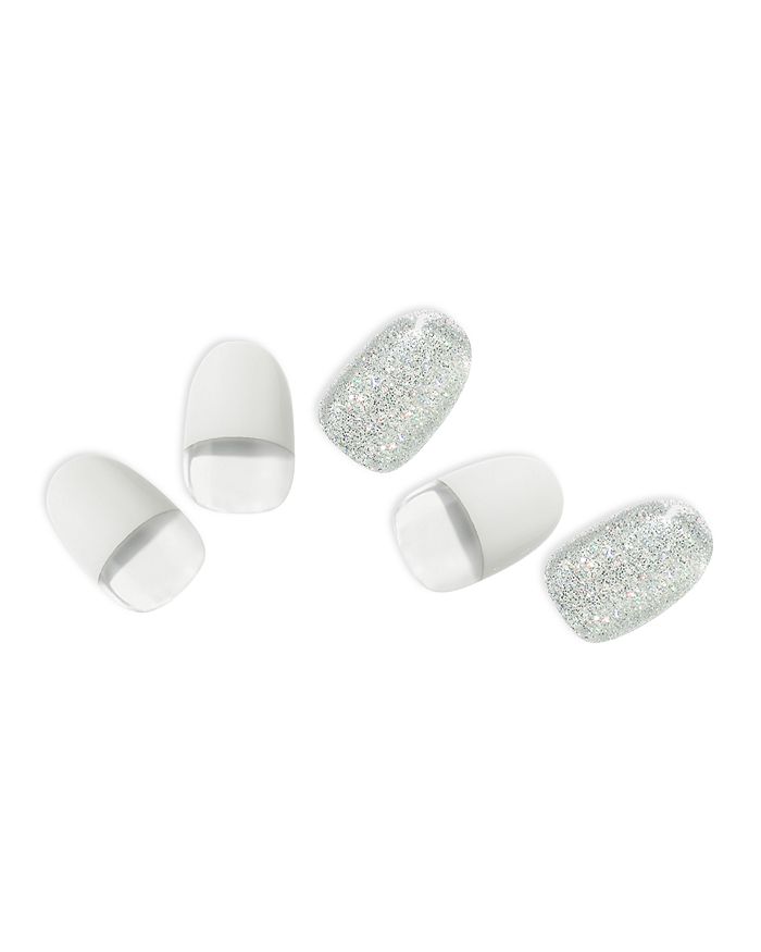 EDGEU ÉDGEU Perfect Gel Nail Wraps - Glam White | Bloomingdale's