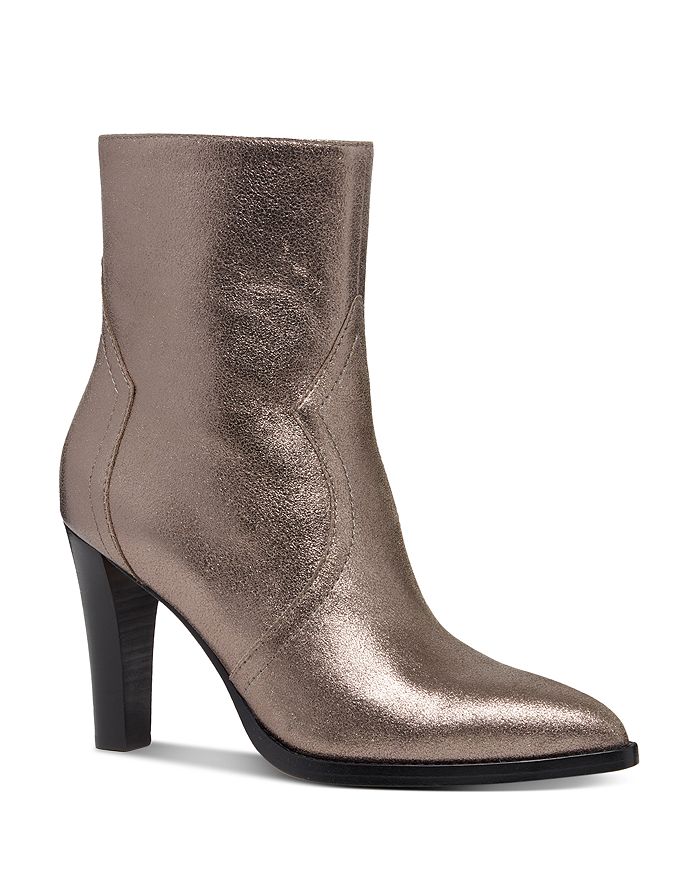 PAIGE Women's Pilar Metallic Ankle Boots | Bloomingdale's