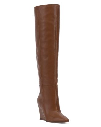 VINCE CAMUTO Women's Tiasie Knee High Wedge Heel Boots | Bloomingdale's