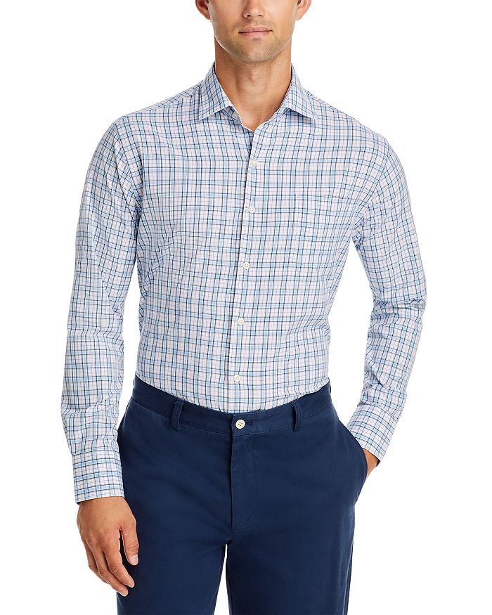 Peter Millar Crown Hulbert Performance Poplin Regular Fit Button Down ...