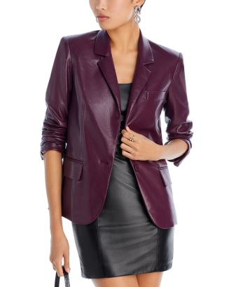 Generation Love Milan Faux Leather Blazer | Bloomingdale's