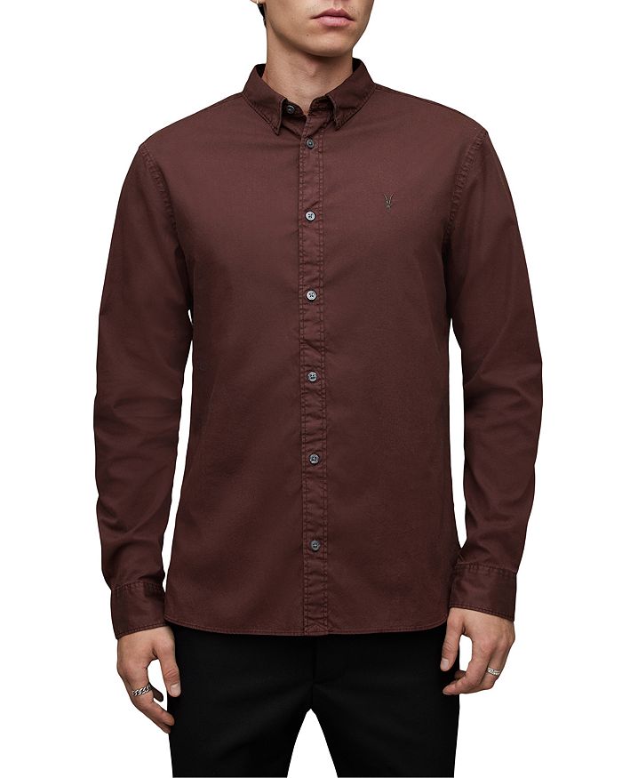 ALLSAINTS Slim Fit Hawthorne Shirt | Bloomingdale's