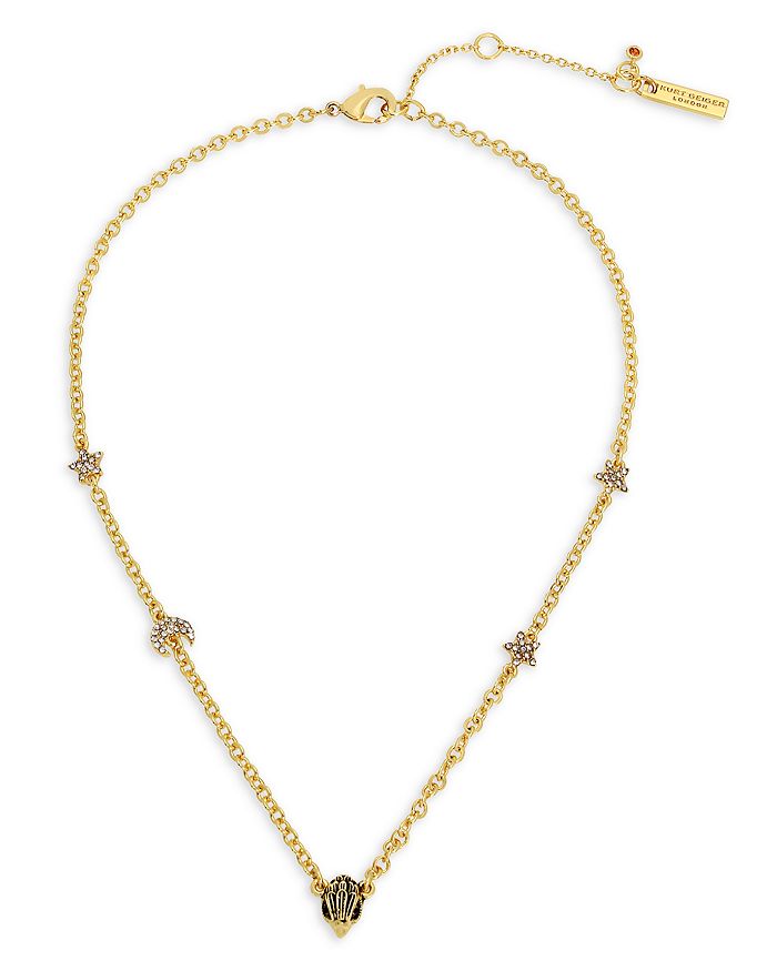 KURT GEIGER LONDON Signature Eagle Celestial Station Necklace, 14 ...