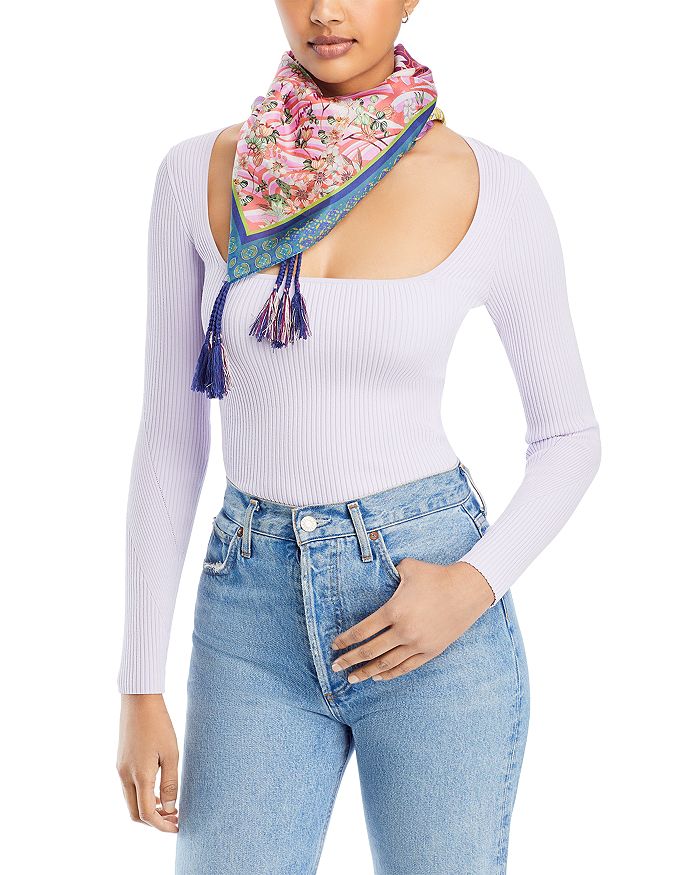 Johnny Was Phoenix Silk Square Scarf | Bloomingdale's